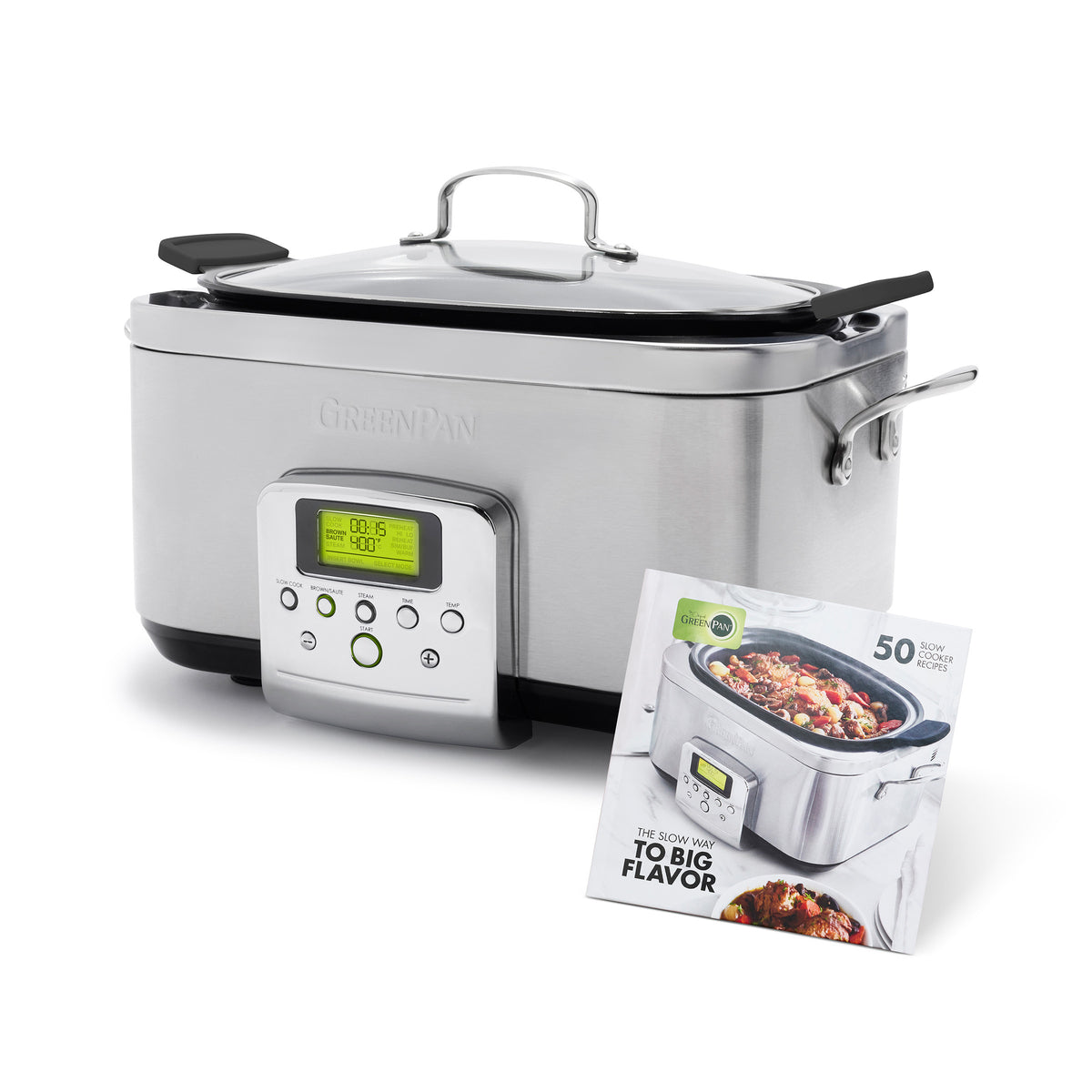Elite 6-Quart Slow Cooker | Premiere Stainless Steel | The Cookware ...