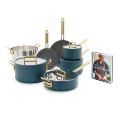 Stanley Tucci™ Ceramic Nonstick 11-Piece Cookware Set with the Tucci C ...