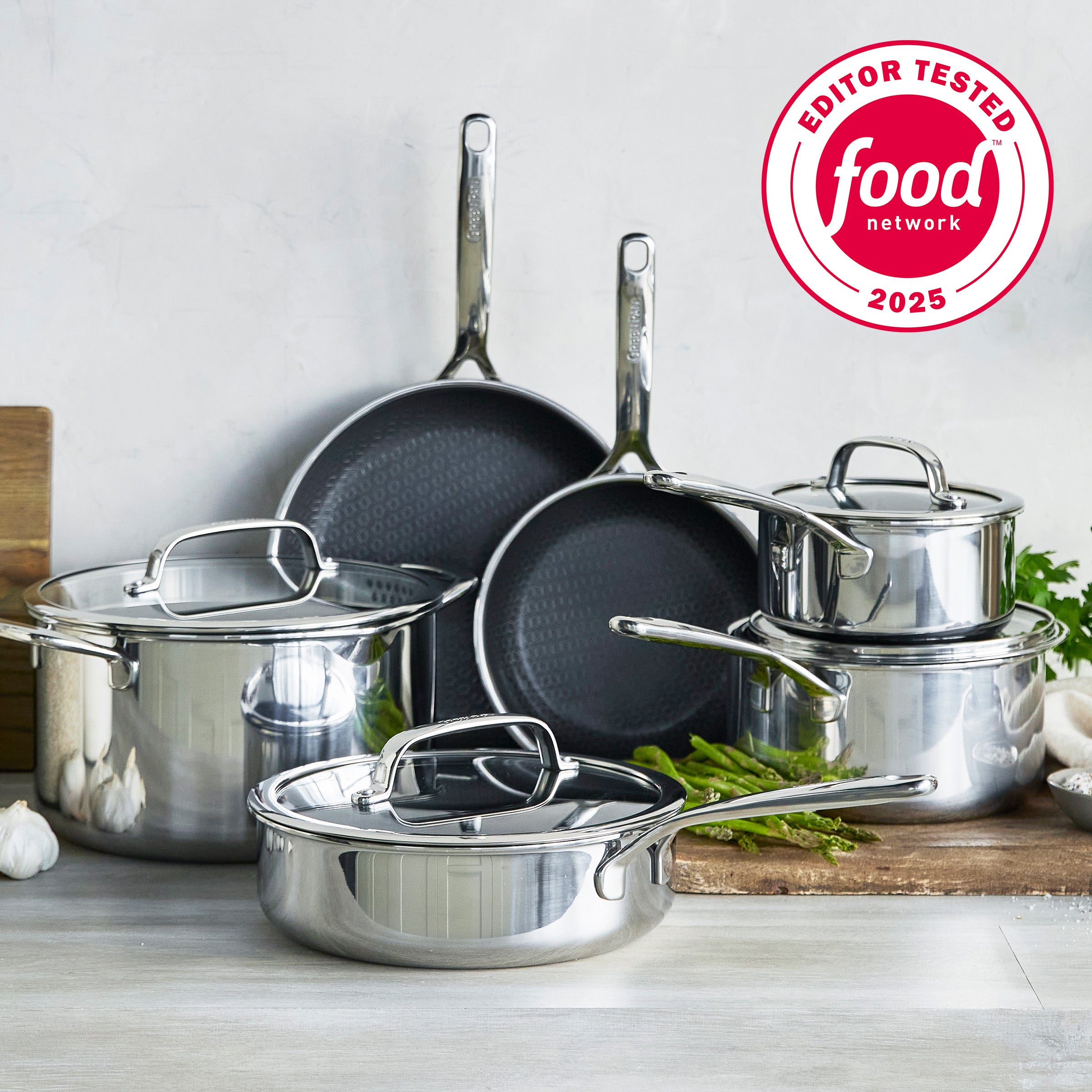 GreenPan Spectra 10-Piece Set | Thermobond™ Hybrid Cookware | GreenPan