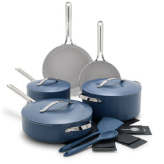 Nova Ceramic Nonstick 10-Piece Cookware Set | Ocean | The Cookware ...