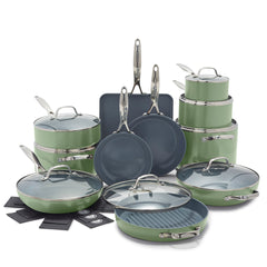 Valencia Pro Ceramic Nonstick 19-Piece Cookware Set | GreenPan