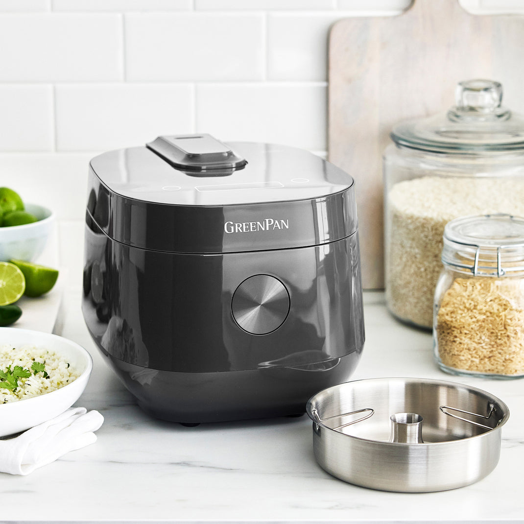 Bistro 8-Cup Carb-Reducing Rice Cooker | Graphite | The Cookware ...