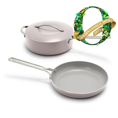 Nova Ceramic Nonstick 3-Piece Cookware Set | Clay | GreenPan