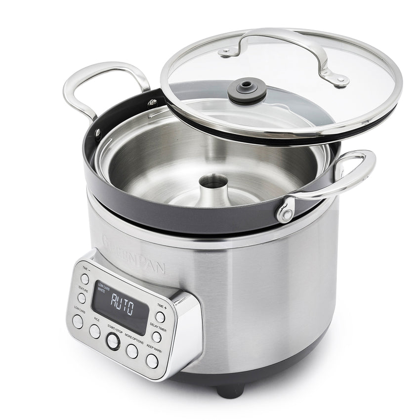 Elite 10-Cup Carb-Reducing Rice & Grains Cooker | Premiere Stainless S ...