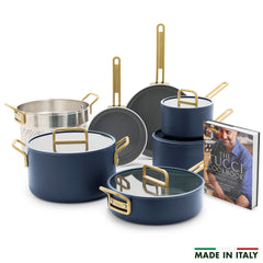 Stanley Tucci™ Ceramic Nonstick 11-Piece Cookware Set with The Tucci C ...