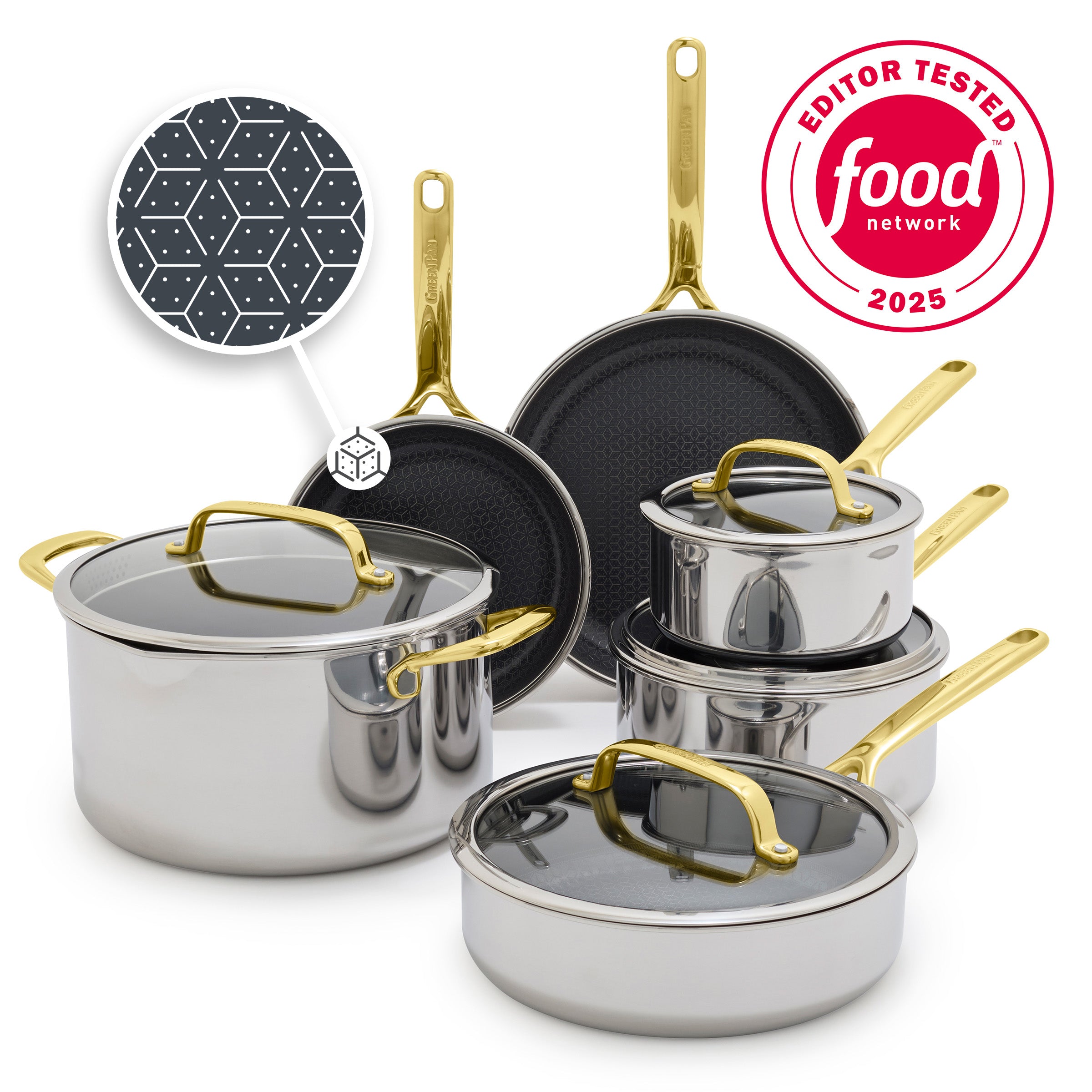 GreenPan Spectra 10-Piece Set | Thermobond™ Hybrid Cookware | GreenPan