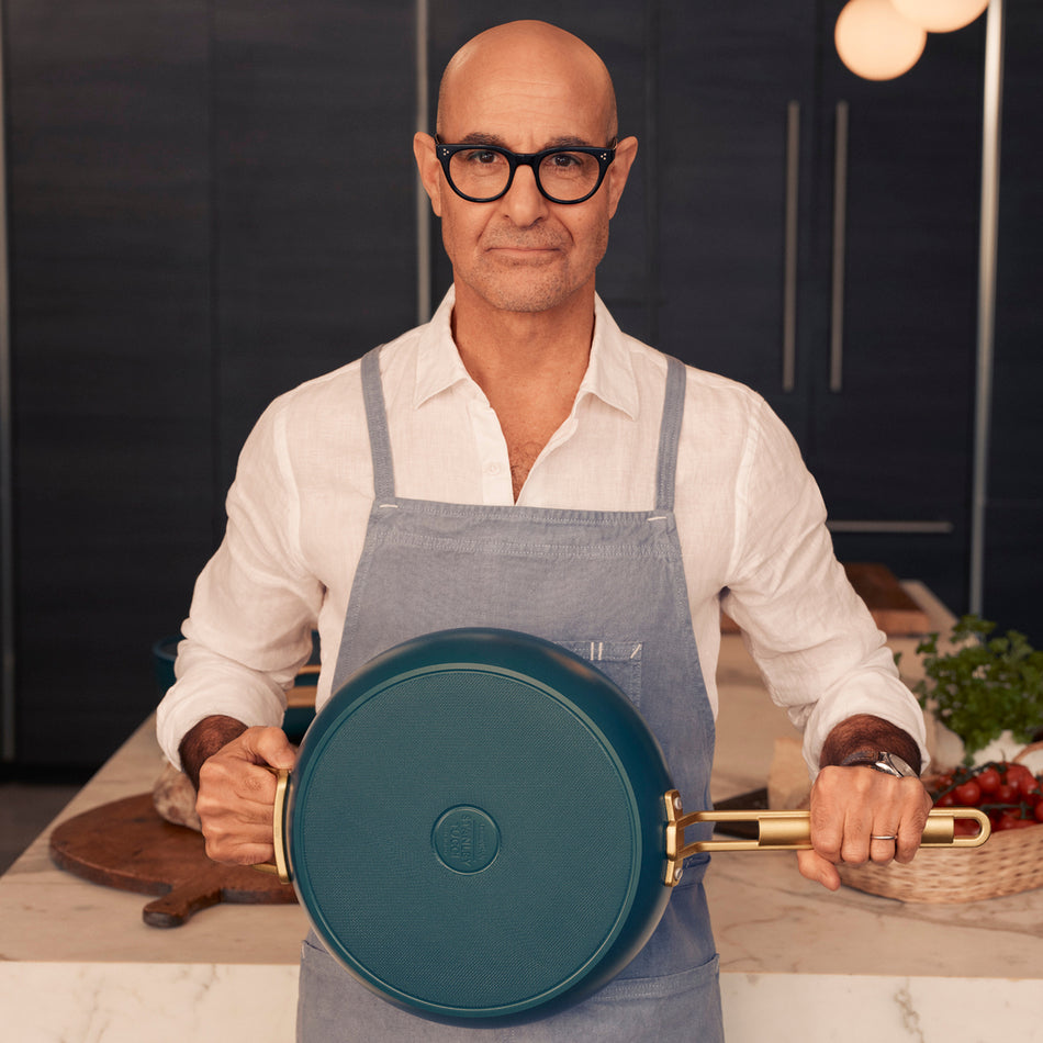 Stanley Tucci™ Ceramic Nonstick 11-Piece Cookware Set with the Tucci C ...