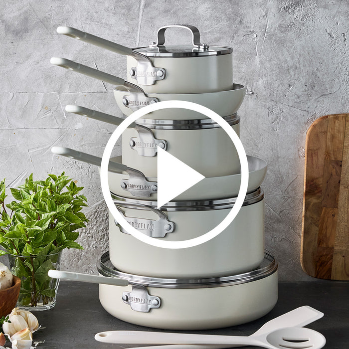 Bobby Flay by GreenPan Ultimate Set with Bobby at Home Cookbook | Crea ...