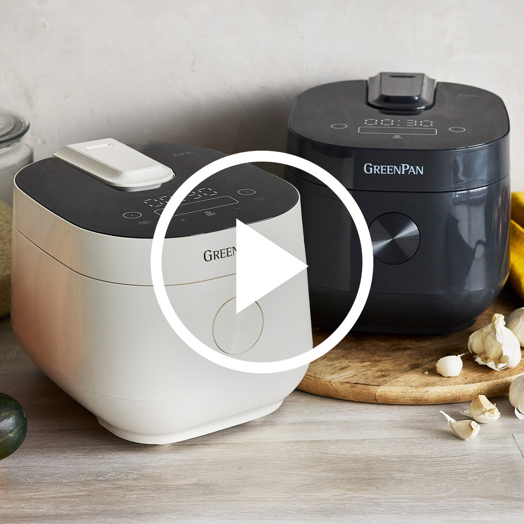 Bistro 8-Cup Carb-Reducing Rice Cooker | Graphite | GreenPan