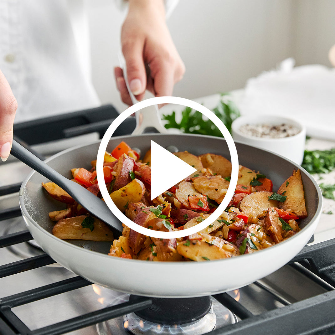 Eras Ceramic Nonstick 11-Piece Cookware Set | Cloud Cream | GreenPan
