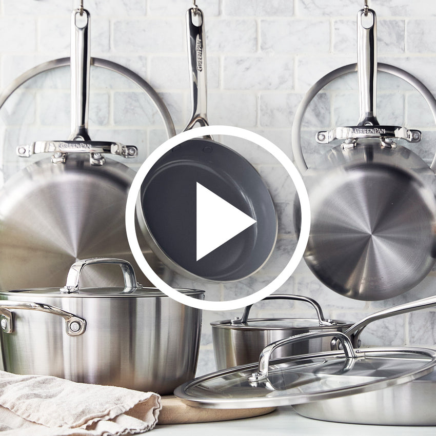 GP3 Thermolon 9G Ceramic Nonstick 14-Piece Cookware Set | GreenPan