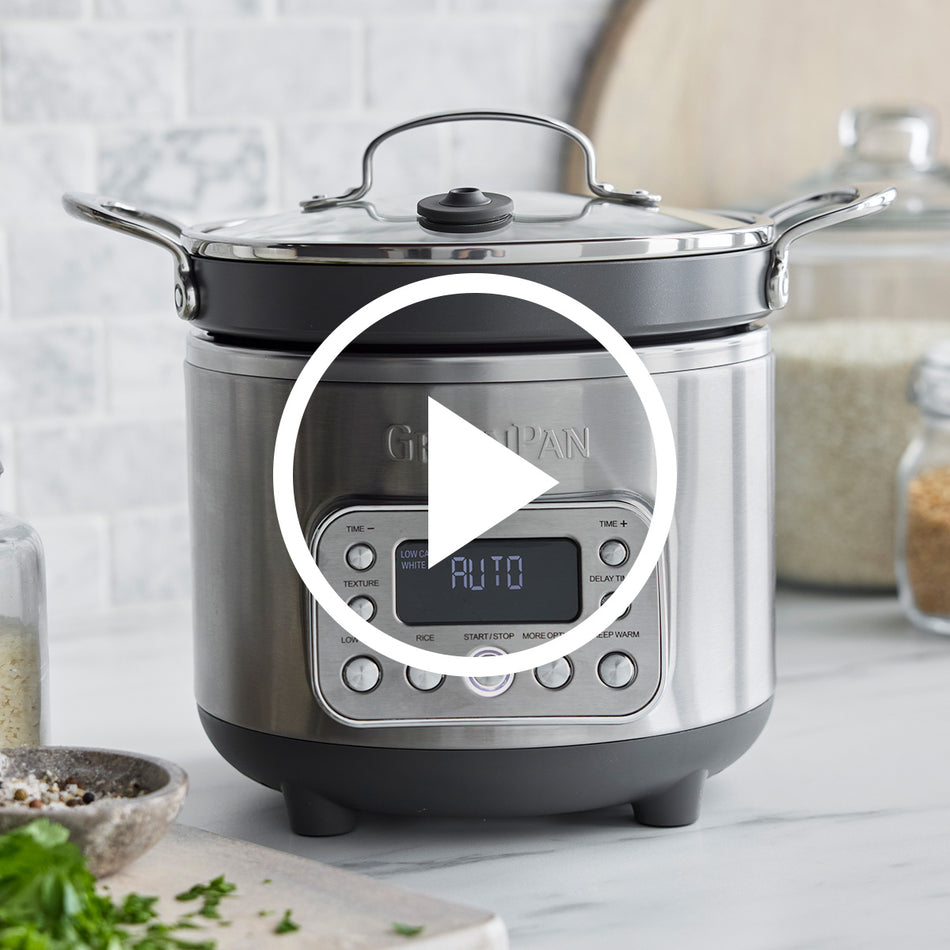 Elite 10-Cup Carb-Reducing Rice & Grains Cooker | Premiere Stainless S ...