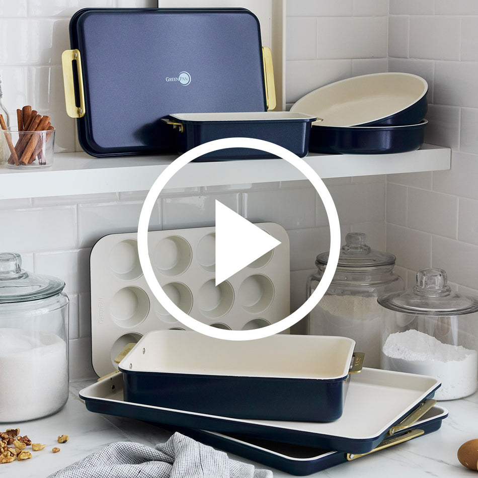 Reserve Bakeware 2-Piece 13" x 18" Half Sheet Pan Set | Twilight | GreenPan